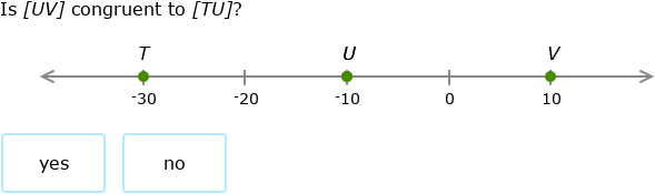 IXL - Congruent line segments (Transition year maths practice)