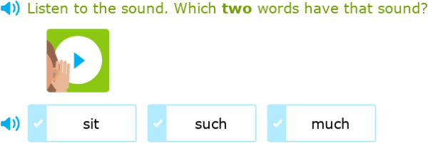 IXL - Which two words have the same ending? (Junior infants English ...