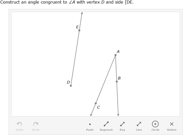 IXL - Construct a congruent angle (3rd year maths practice)