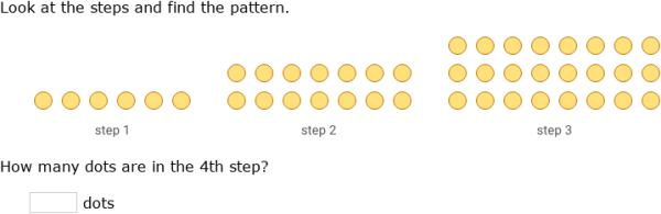 IXL - Shape patterns (4th class maths practice)