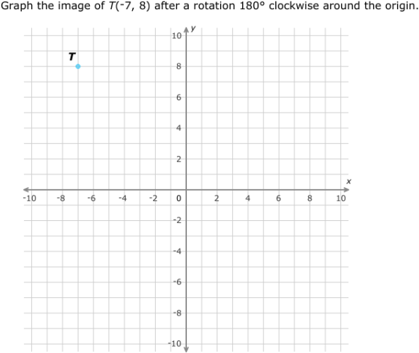 IXL - Rotations: graph the image (2nd year maths practice)