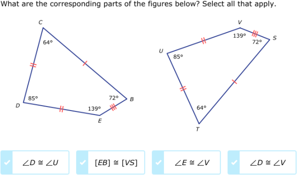 IXL - Congruence statements and corresponding parts (Transition year ...