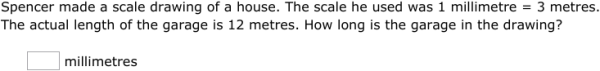 IXL - Scale drawings: word problems (6th class maths practice)