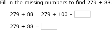 IXL - Use compensation to add - up to three digits (3rd class maths practice)