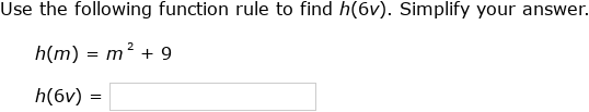 IXL - Evaluate a function: plug in an expression (3rd year maths practice)