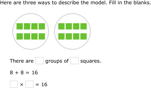 IXL - Relate addition and multiplication for equal groups (3rd class ...