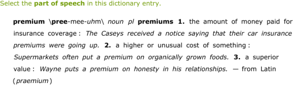 IXL - Use dictionary entries (Transition year English practice)