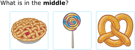 IXL - Left, middle and right (1st class maths practice)