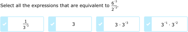 IXL - Identify equivalent expressions involving exponents (2nd year ...