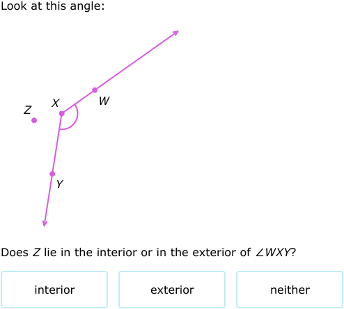 IXL - Angle vocabulary (Transition year maths practice)