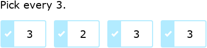 IXL - Identify numbers - up to 3 (Senior infants maths practice)