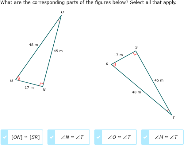 IXL - Congruence statements and corresponding parts (1st year maths ...