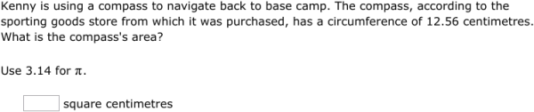 IXL - Circles: word problems (1st year maths practice)