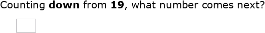 IXL - Count up and down to find the next number - up to 20 (Senior ...