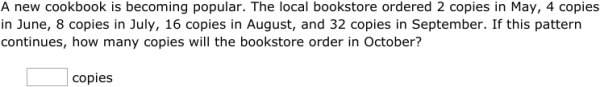 IXL - Number sequences: word problems (2nd year maths practice)
