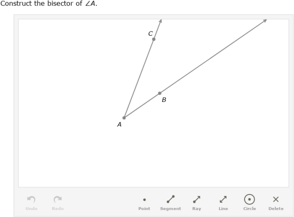 IXL - Construct an angle bisector (1st year maths practice)