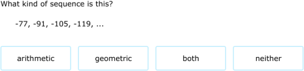 IXL - Classify formulas and sequences (5th year maths practice)
