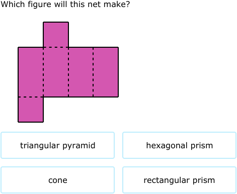 IXL - Nets of three-dimensional figures (5th class maths practice)