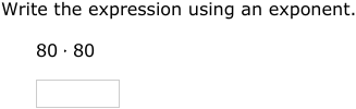 IXL - Understanding exponents (1st year maths practice)
