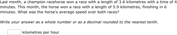 IXL - Rate of travel: word problems (3rd year maths practice)