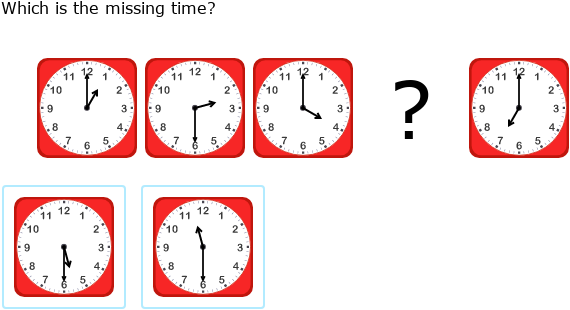 IXL - Time patterns (3rd class maths practice)