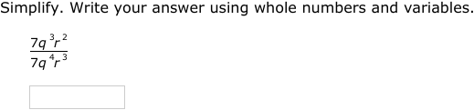 IXL - Simplify rational expressions (3rd year maths practice)