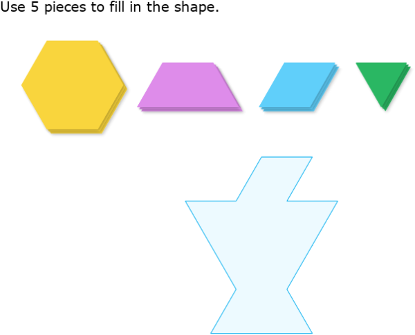 IXL - Compose two-dimensional shapes (1st class maths practice)