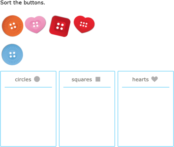 IXL - Classify and sort (Senior infants maths practice)