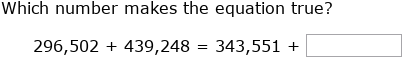 IXL - Balance addition equations - four or more digits (3rd class maths ...