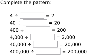 IXL - Division patterns over increasing place values (4th class maths ...