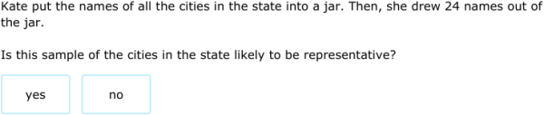 IXL - Identify representative, random and biased samples (2nd year ...
