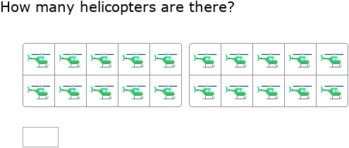 IXL - Count pictures - up to 20 (Senior infants maths practice)