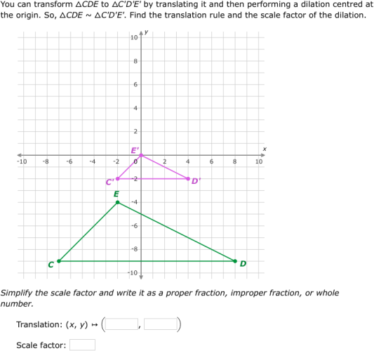 IXL - Similar triangles and similarity transformations (5th year maths ...