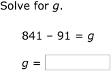 IXL - Solve equations with whole numbers (5th class maths practice)