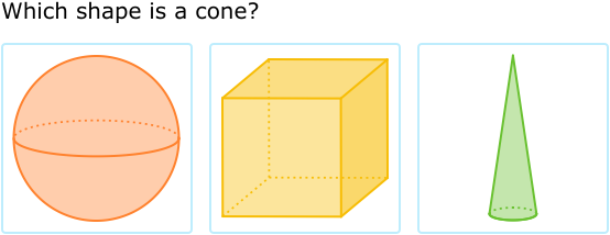 IXL - Select three-dimensional shapes (Senior infants maths practice)