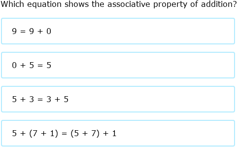 IXL - Properties of addition (6th class maths practice)