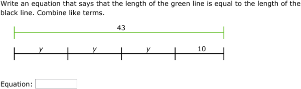 IXL - Write and solve equations that represent diagrams (2nd year maths practice)