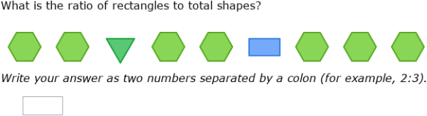 IXL - Understanding ratios (1st year maths practice)