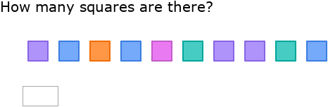 IXL - Count shapes - up to 20 (Junior infants maths practice)