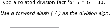 IXL - Relate multiplication and division (5th class maths practice)