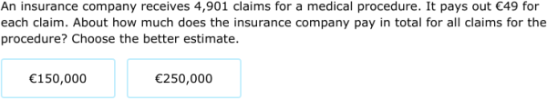 IXL - Estimate products: word problems (5th class maths practice)