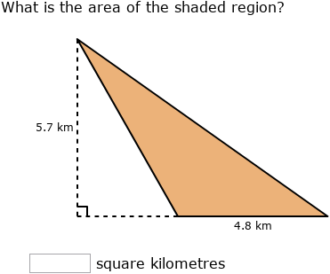 IXL - Area of triangles (5th class maths practice)