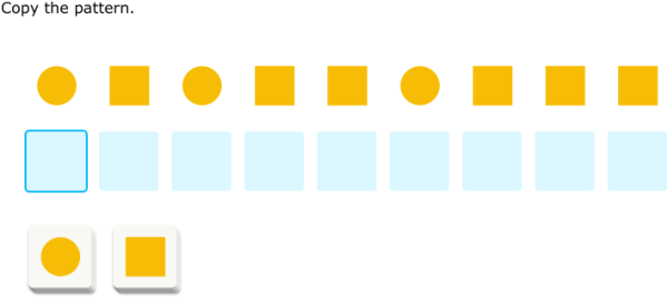 IXL - Growing patterns (2nd class maths practice)