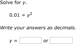 IXL - Solve equations involving squares and square roots (2nd year maths practice)