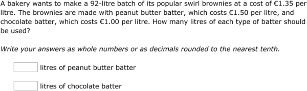 IXL - Weighted averages: word problems (Transition year maths practice)