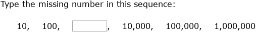 IXL - Complete a geometric number pattern (4th class maths practice)