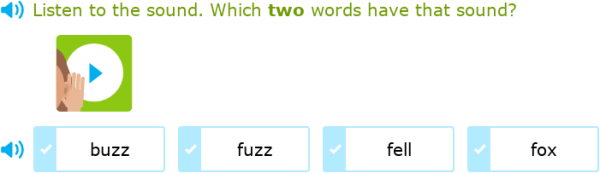 IXL - Which two words have the same ending? (Senior infants English ...