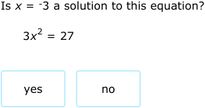 IXL - Does x satisfy the equation? (3rd year maths practice)