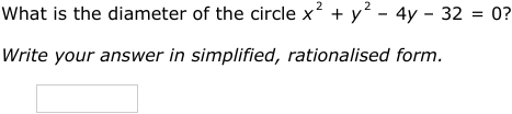 IXL - Find properties of circles from equations in general form (6th year maths practice)