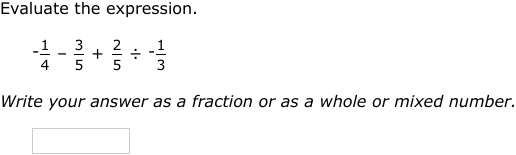 IXL - Evaluate numerical expressions involving fractions (1st year ...